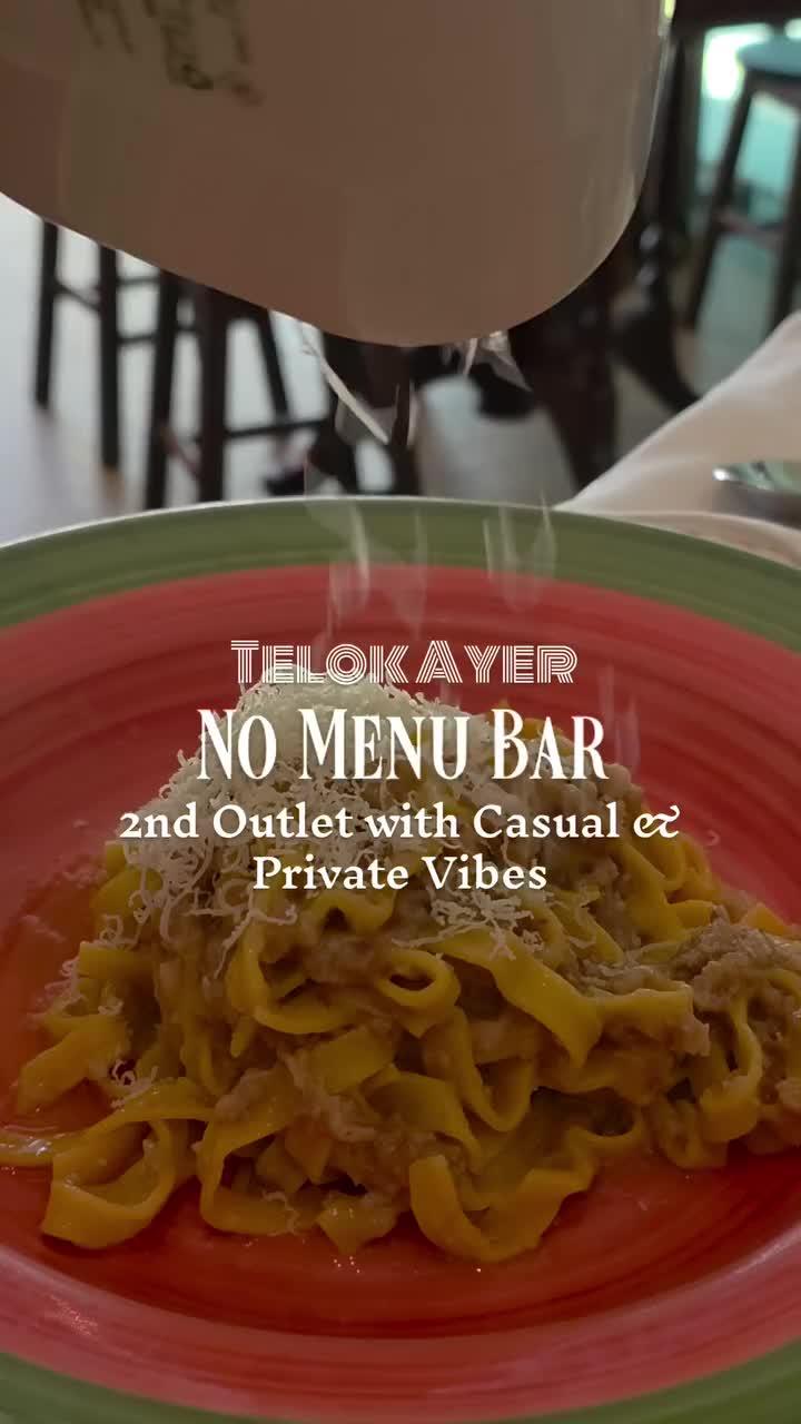 No Menu Restaurant - Italian Restaurant in Raffles Place Singapore ...